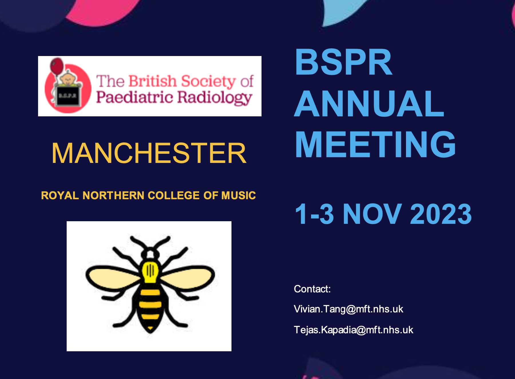 BSPR Annual Conference Manchester 2023 - British Society of Paediatric ...